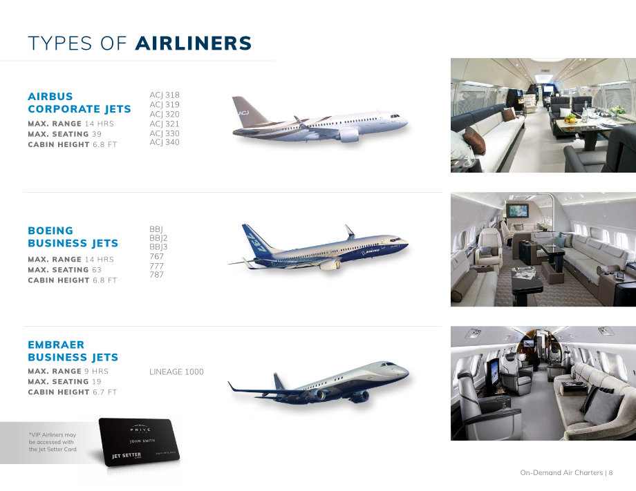 Privé Jets E-Brochure